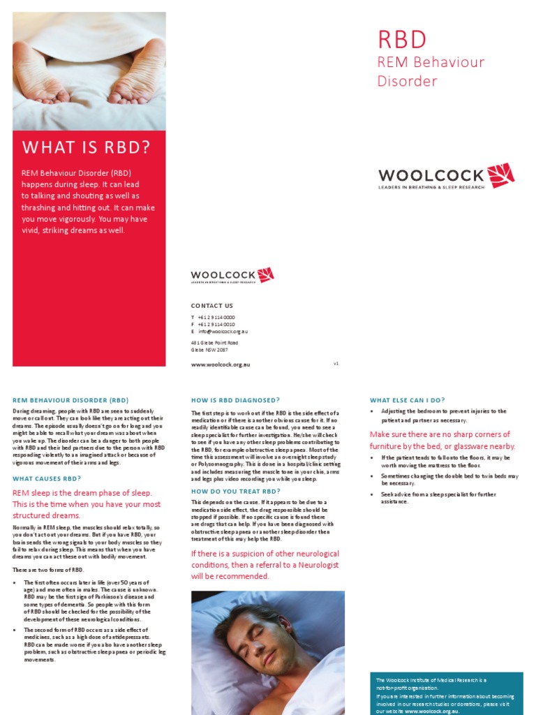What Is RBD?: REM Behaviour Disorder | PDF | Sleep | Neurology