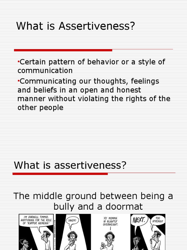 Assertive Training | PDF | Self Esteem | Feeling