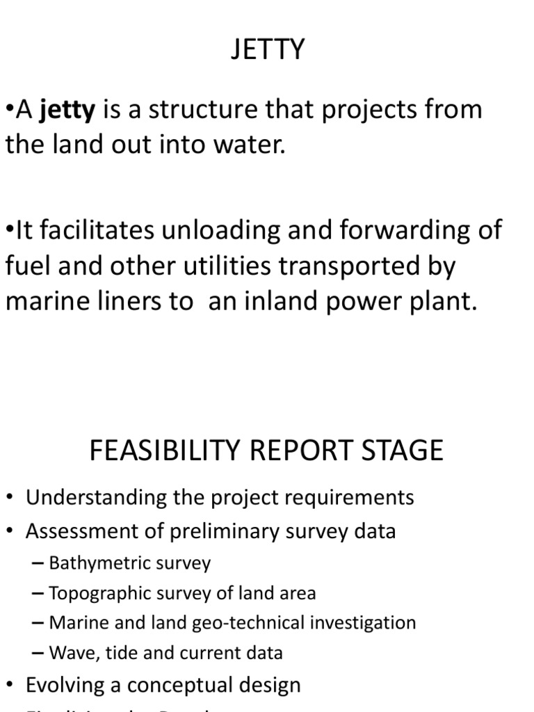 Jetty | PDF | Engineering Design Process | Tide