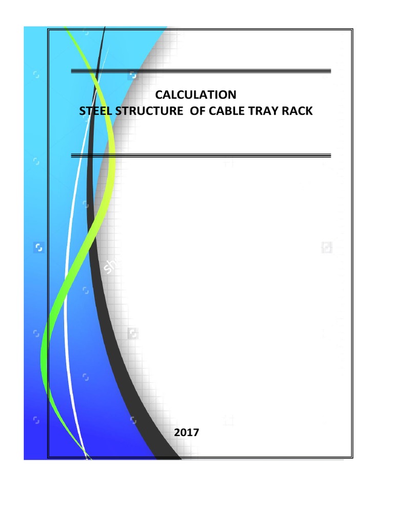 Cable Tray Calculation - All | PDF | Structural Load | Specification ...