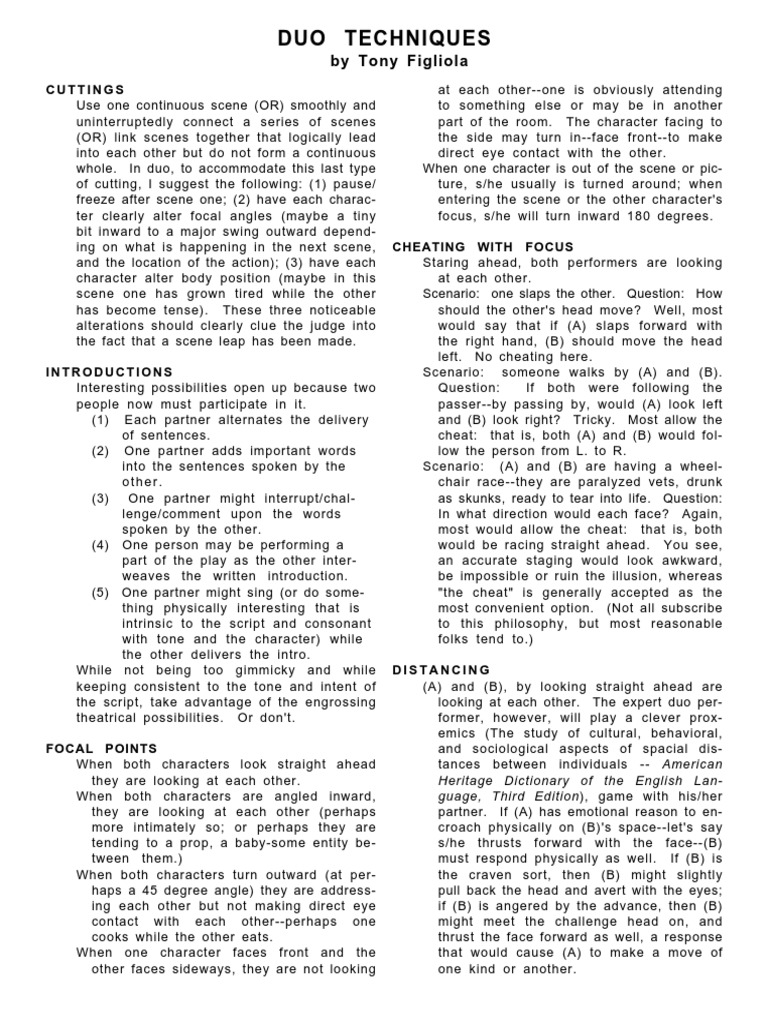 Duo Interpretation Techniques | PDF | Cognitive Science | Cognition