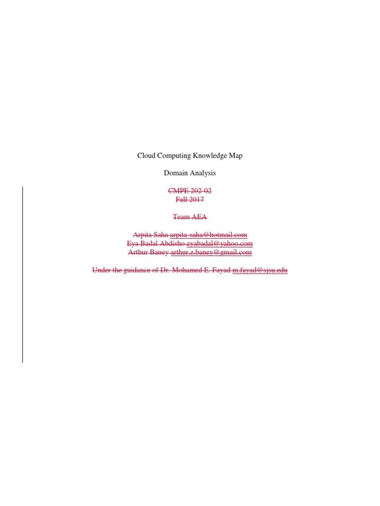 Knowledge Map of Cloud Computing | PDF | Cloud Computing | Information Age