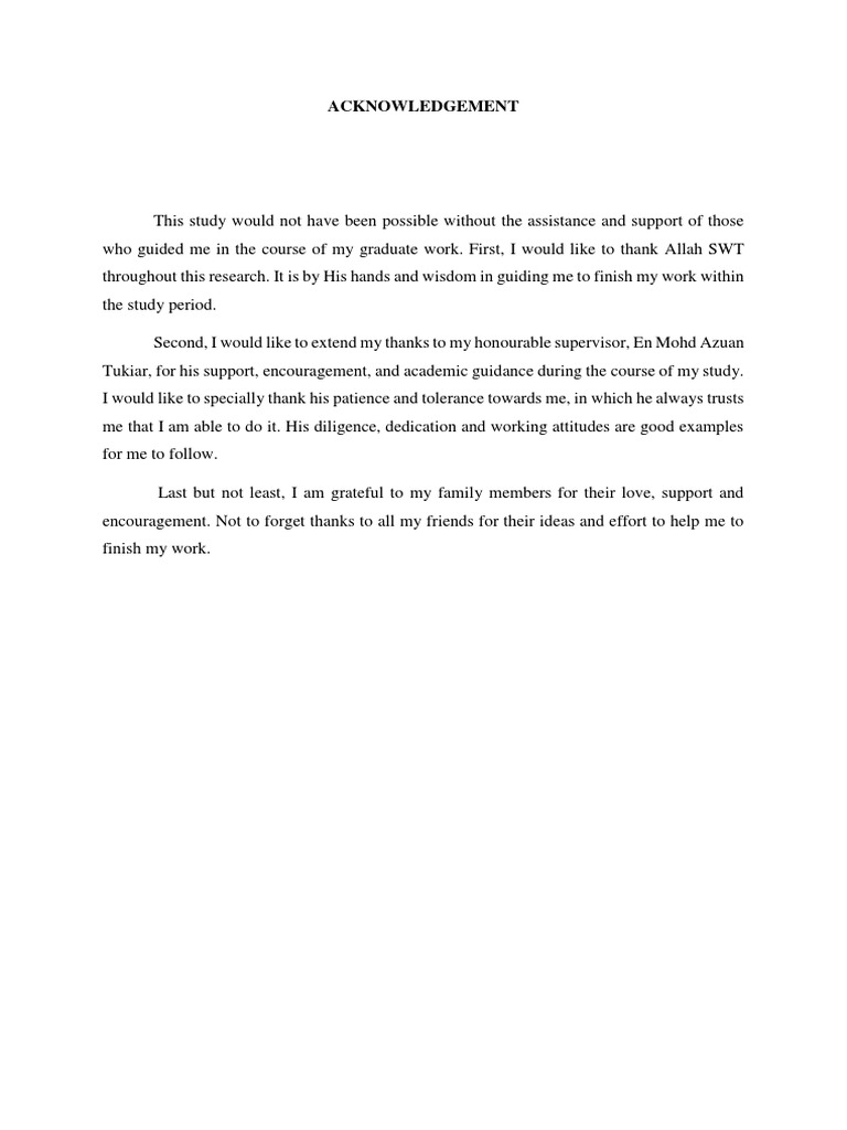 Acknowledgement | PDF | Concrete | Business