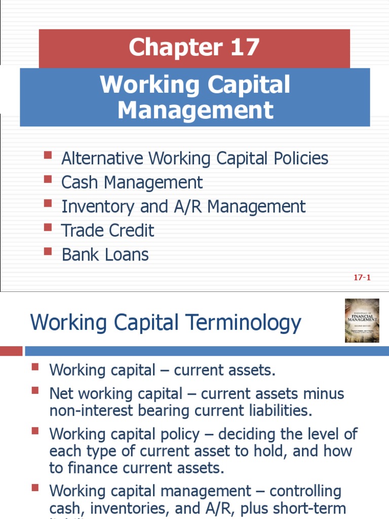 Working Capital Management Policies | PDF | Working Capital | Interest
