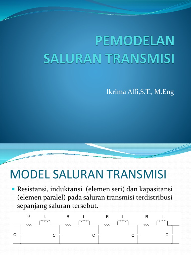 Model Saluran Transmisi dan ABCD | PDF