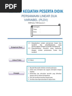 MODUL SPLDV Kelas VIII | PDF