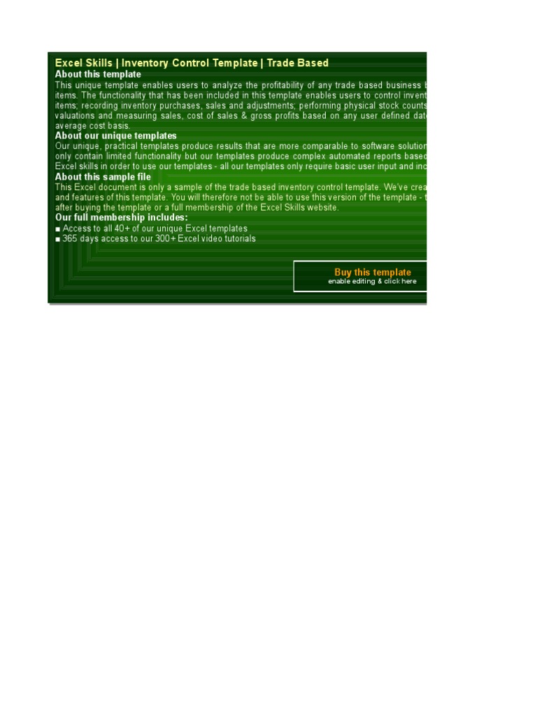 Inventory Trading Sample | PDF | Profit (Accounting) | Inventory