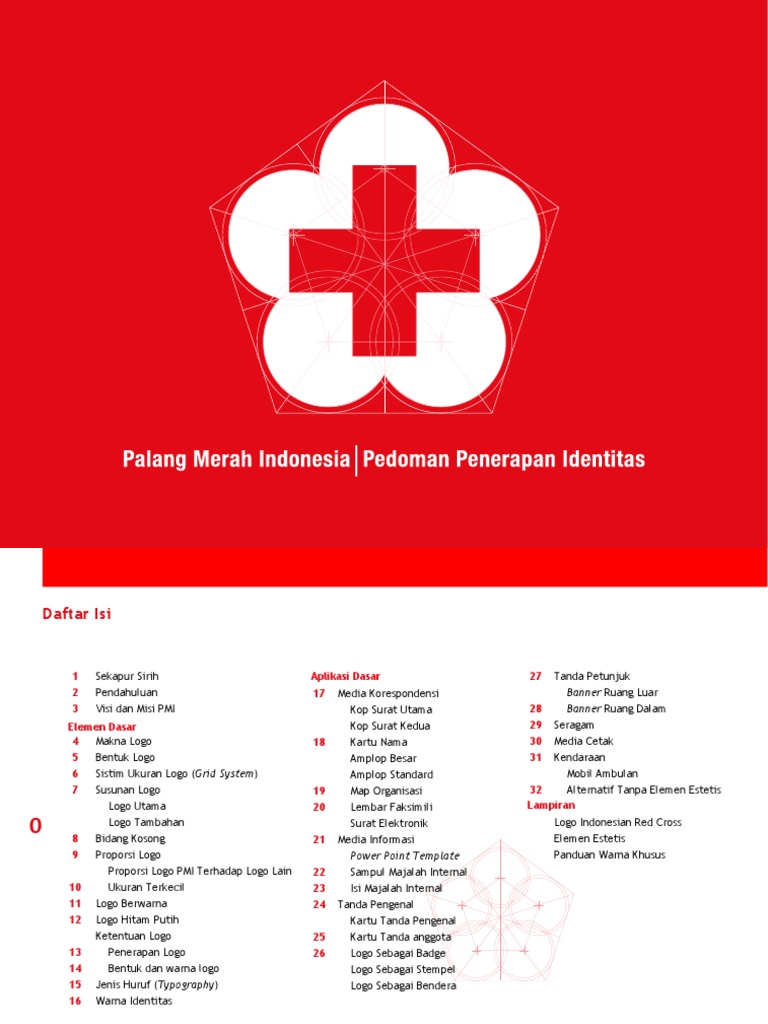 CID PMI (Pedoman Penerapan Identitas PMI) - 1 | PDF