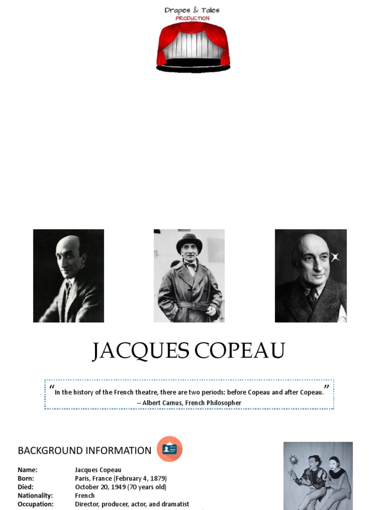 Jacques Copeau | PDF | Theatre | France