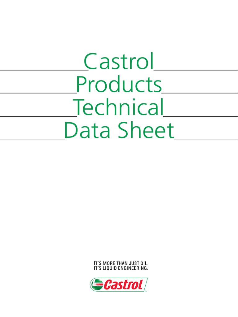 Castrol Magnatec 10W-40 Data Sheet | PDF | Technology & Engineering