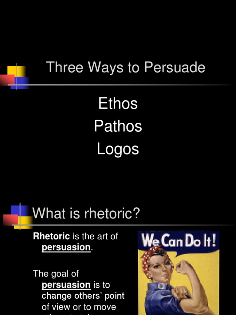 Logos Ethos Pathos Powerpoint | PDF