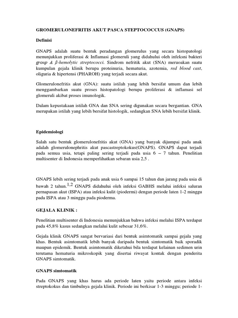 KESIMPULAN UTAMA GNAPS | PDF