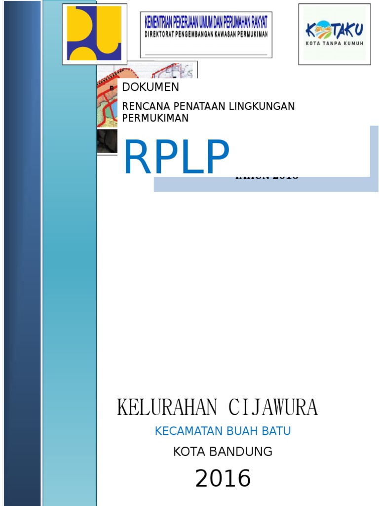 Cover RPLP Cijawura | PDF