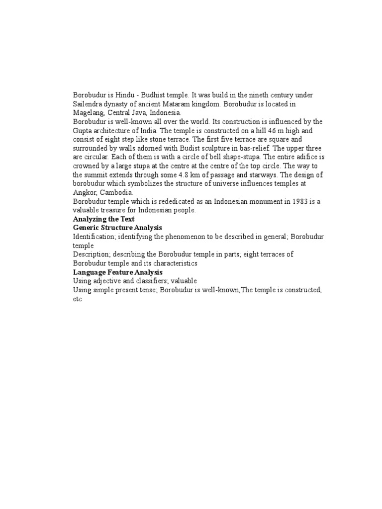 Analyzing The Text Generic Structure Analysis | PDF | Nature