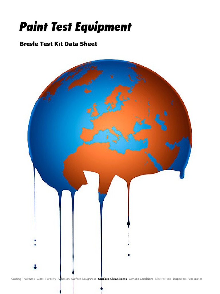 Bresle Test Kit PDF | PDF | Materials | Industrial Processes