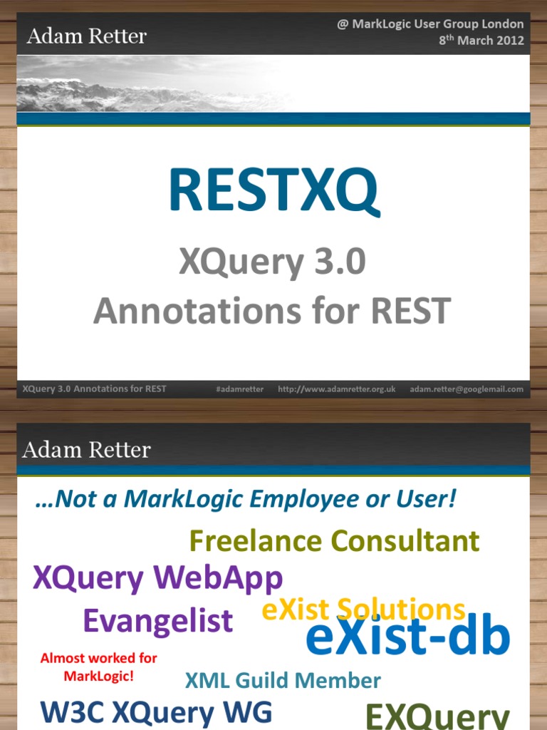 XQuery 3.0 for RESTful Web Apps | PDF | Software Engineering | Xml