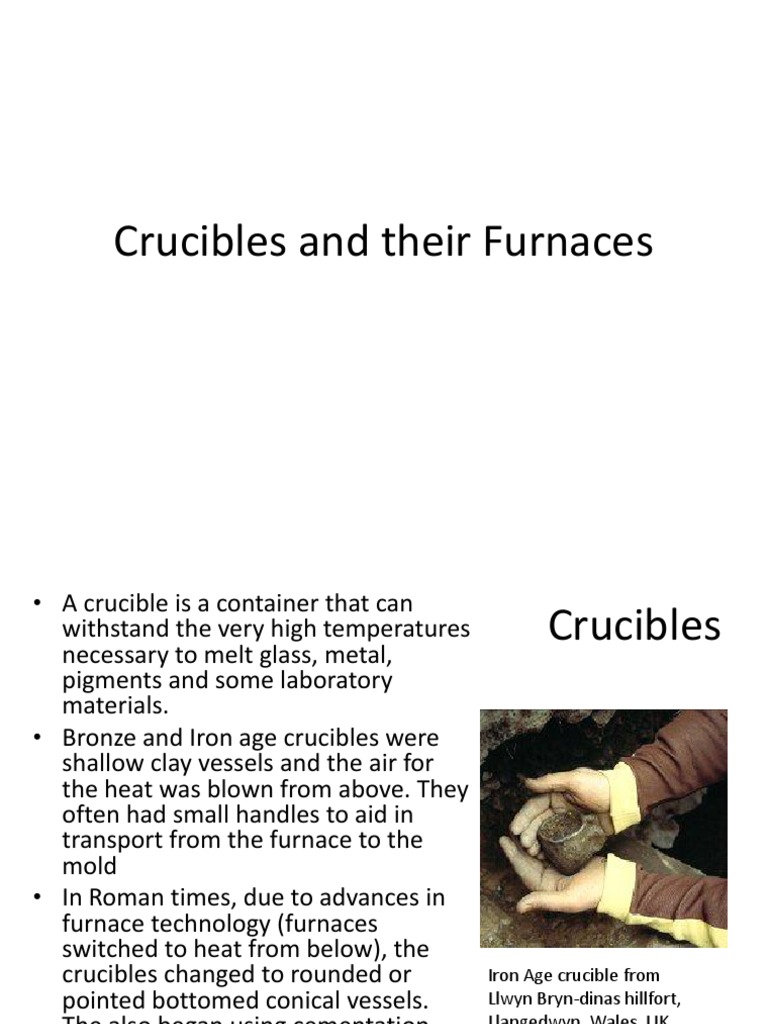 401 Crucible Furnaces PDF | PDF | Refractory | Furnace