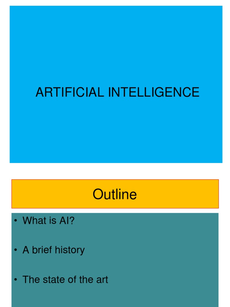 AI Intro | PDF | Artificial Intelligence | Intelligence (AI) & Semantics