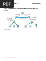 12.6.6 Packet Tracer - Configure Ipv6 Addressing | PDF | I Pv6 | Ip Address