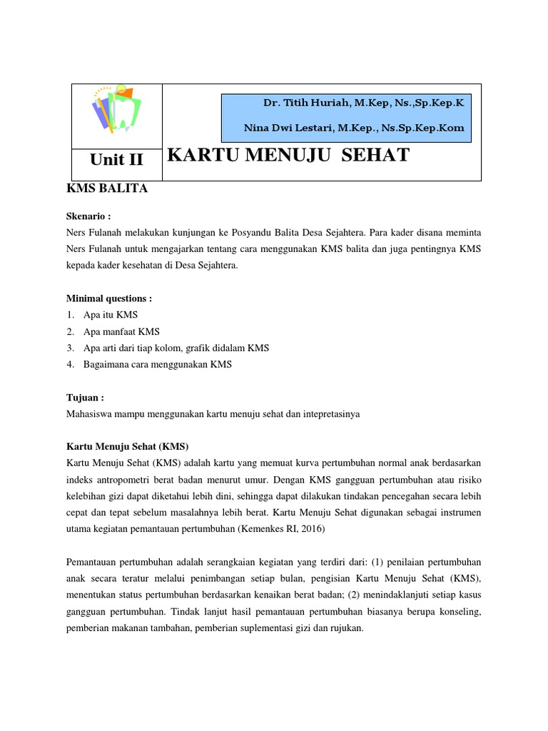 Kartu Menuju Sehat | PDF