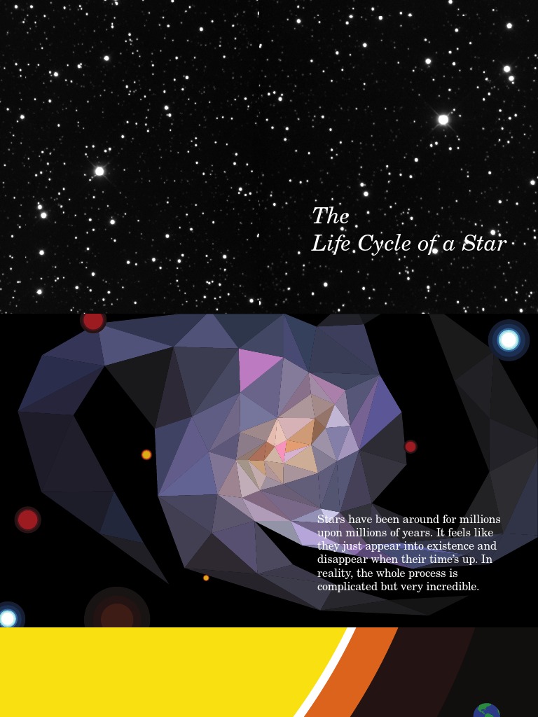 The Life Cycle of A Star Book Layout | PDF | Stars | Astrophysics
