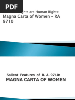 Presentation Magna Carta of Women | PDF | Women's Rights | Discrimination & Race Relations