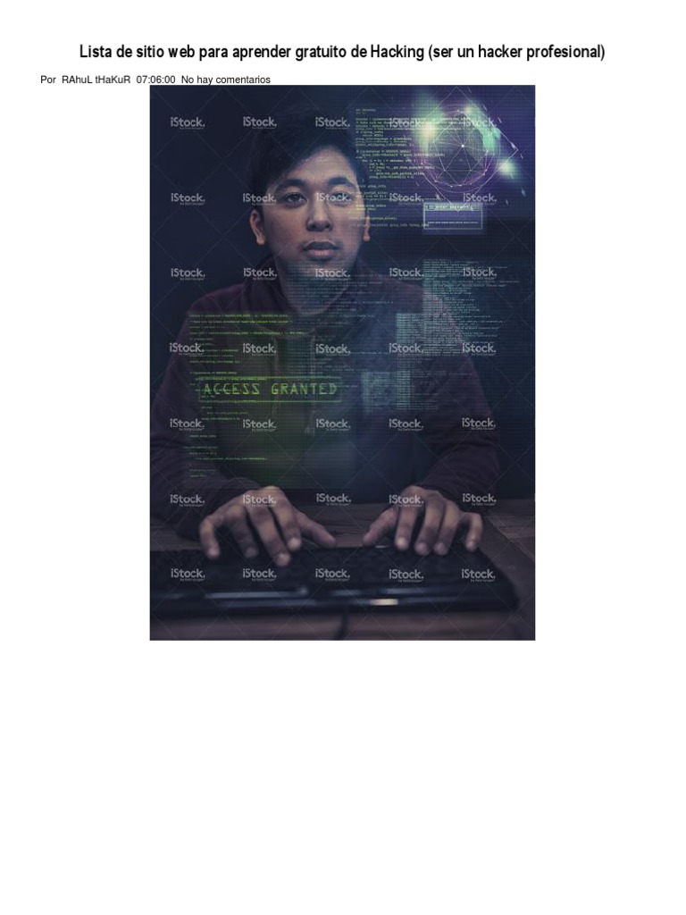 Lista de Sitio Web para Aprender Gratuito de Hacking (Ser Un Hacker ...