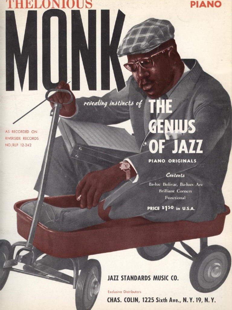 Thelonious, and Hank Edmonds Transcriptions Monk Thelonious Monk ...