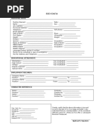 Biodata Template Philippines | PDF | Government And Personhood