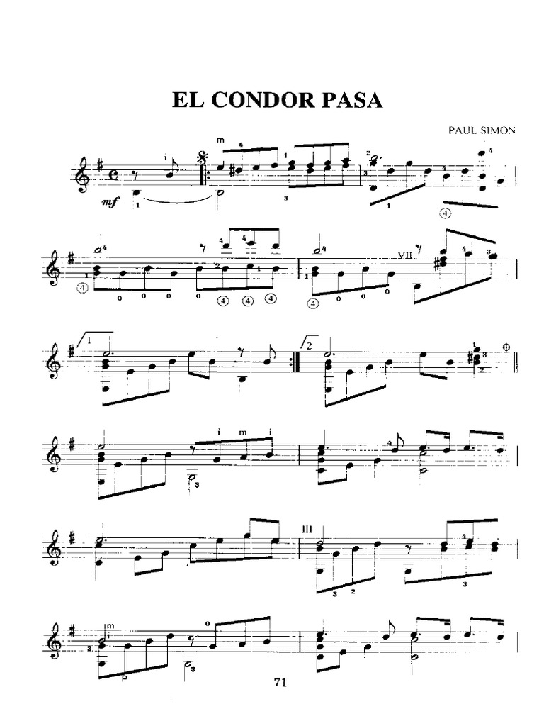 El Condor Pasa PDF | PDF