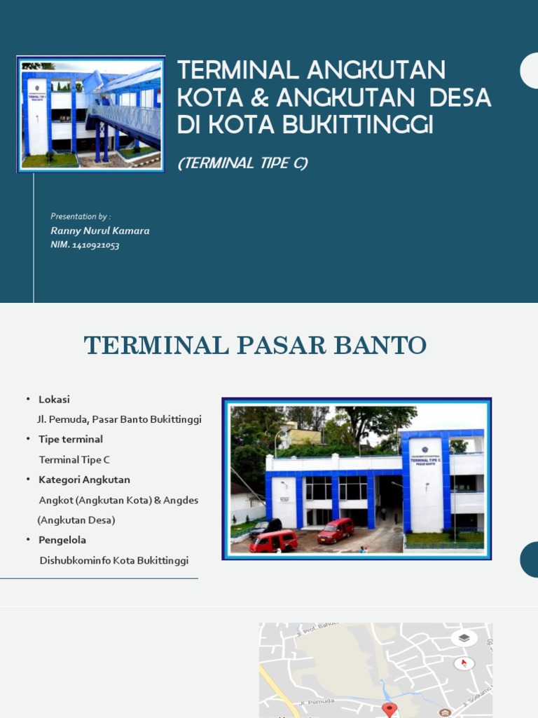 Terminal Tipe C Pasar Banto Bukittinggi | PDF