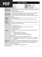 Color Theory Lesson Plan | PDF | Pedagogy | Learning