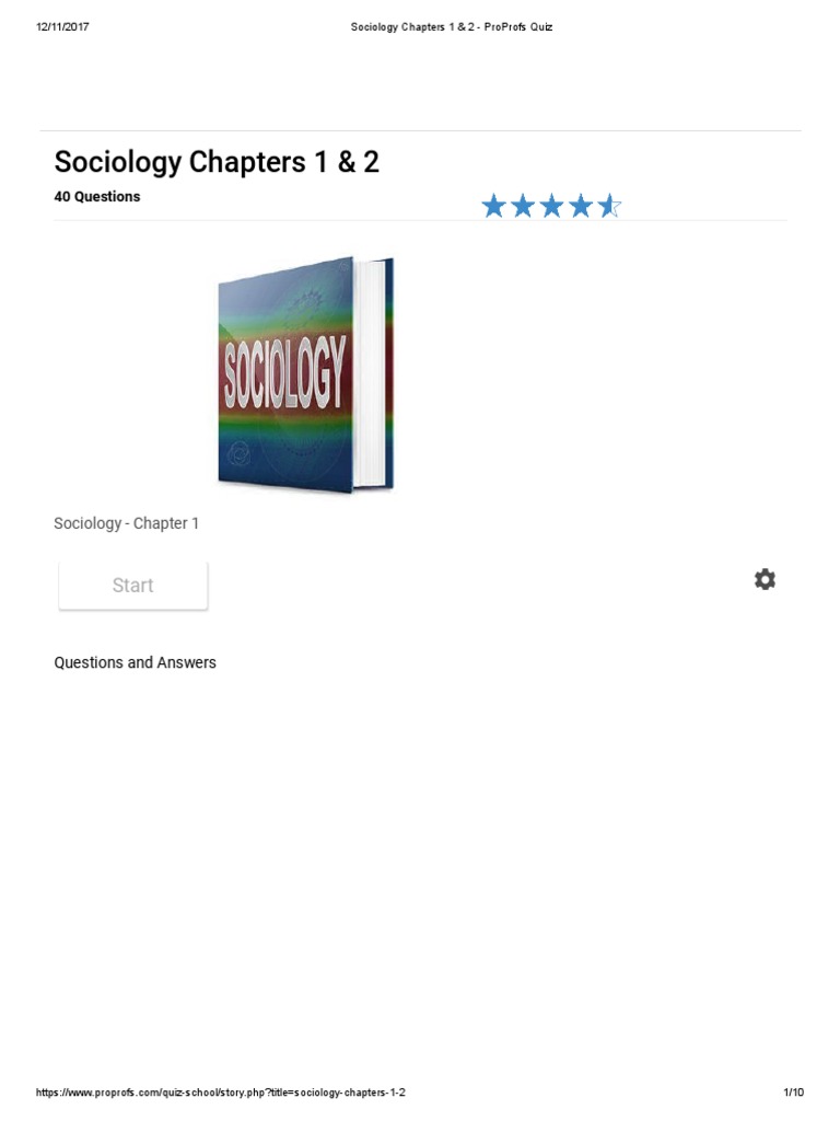 Introduction to Key Concepts in Sociology: An Analysis of a Sociology ...