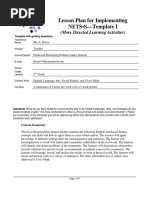 Project Based Learning Lesson Plan Template | PDF | Project Based ...
