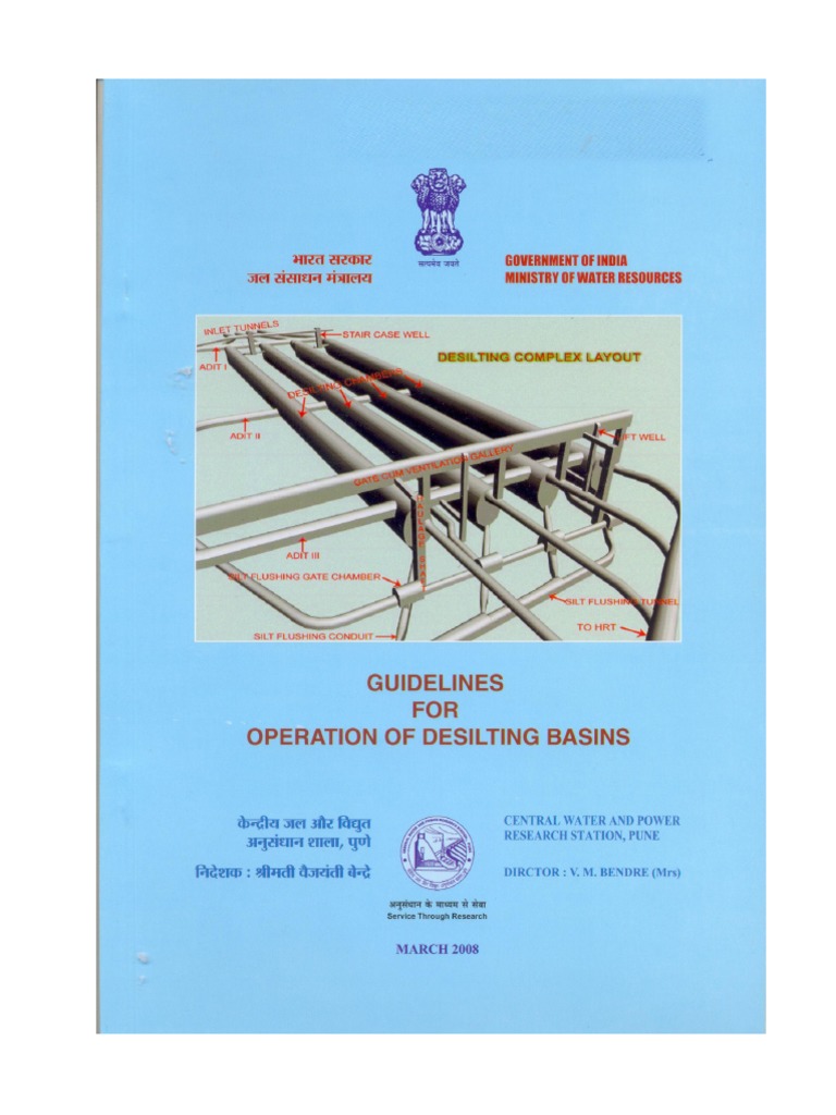 Desilting Basin Operation Guidelines | PDF | Sediment | Deposition ...