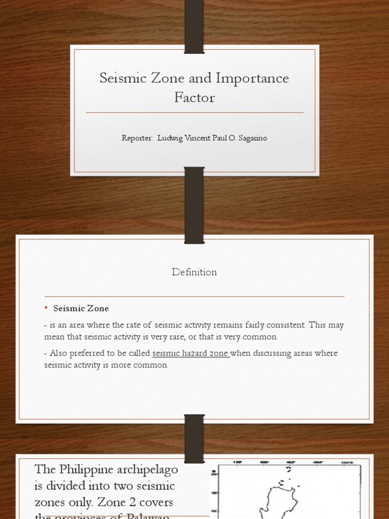 Seismic Zone and Importance Factor | PDF | Seismology | Earthquakes