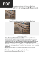 Tabel Berat Besi Polos Dan Ulir | PDF