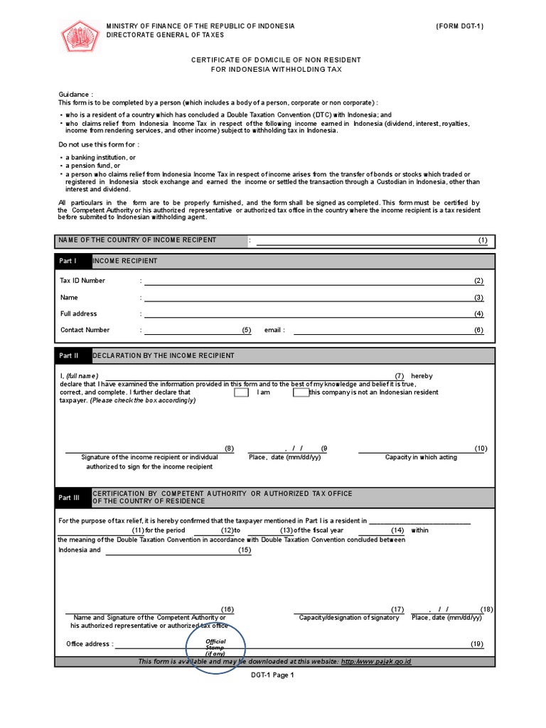 New Dgt-1 Form - Per 10-0817 | PDF | Withholding Tax | Taxpayer