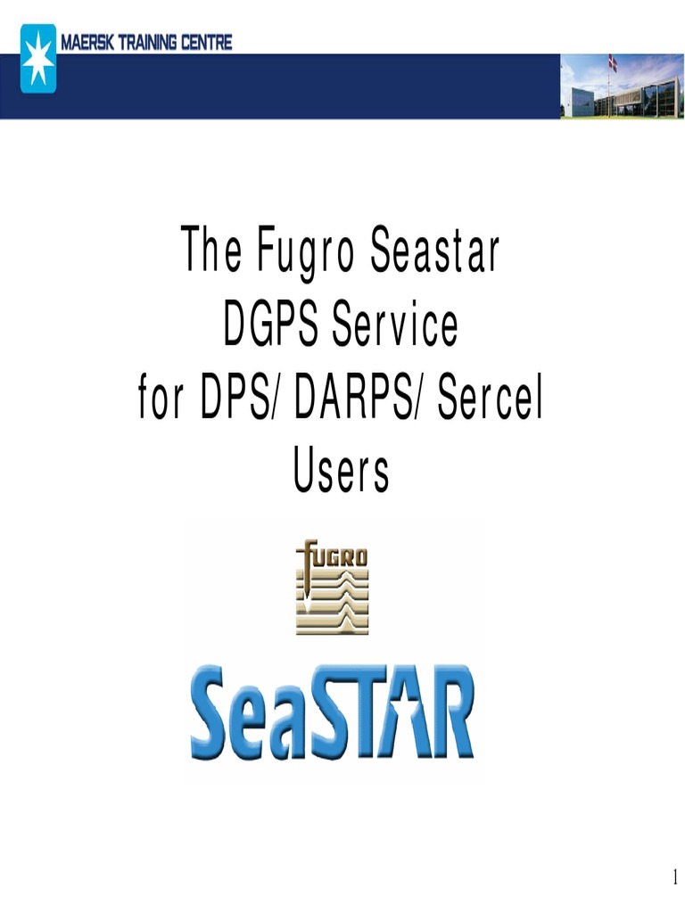 Fugro Seastar DGPS Service Overview | PDF | Menu (Computing) | Detector (Radio)