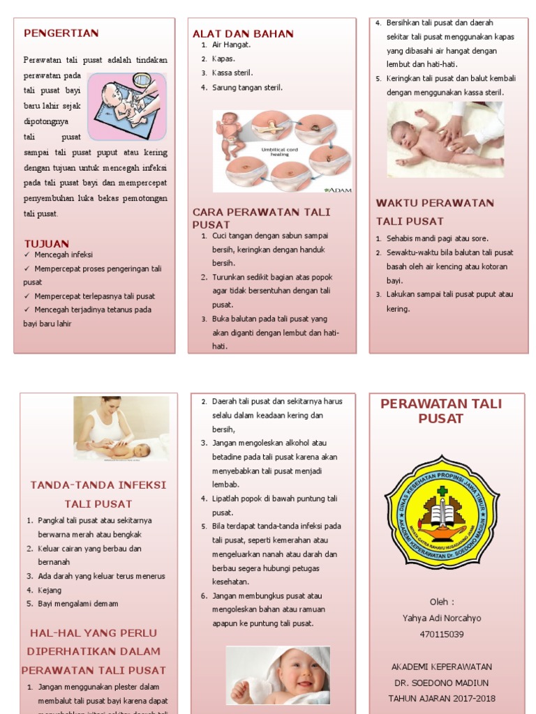CARA PERAWATAN TALI PUSAT BAYI BARU LAHIR | PDF