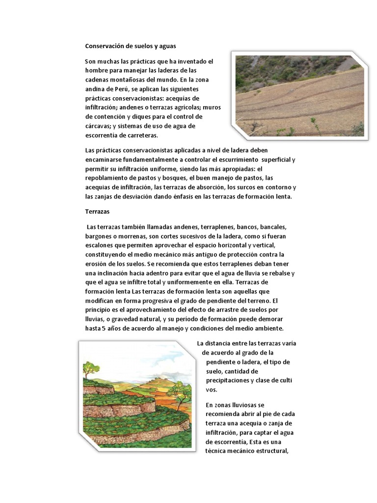 Conservación de Suelos y Aguas | PDF | Suelo | Agua
