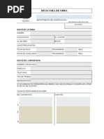 Formato de Reporte Diario de Obra | PDF | Finanzas y dinero