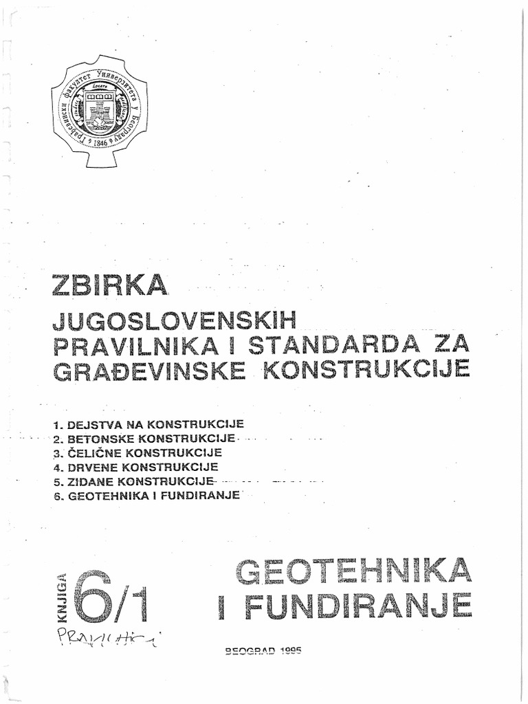 6 1 Geotehnika Fundiranje | PDF
