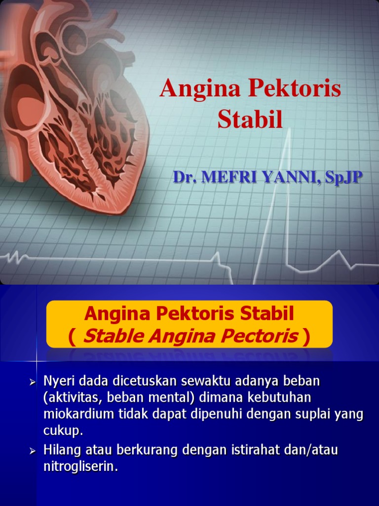 Panduan Angina Pektoris Stabil | PDF | Penyakit Vaskular | Angiologi