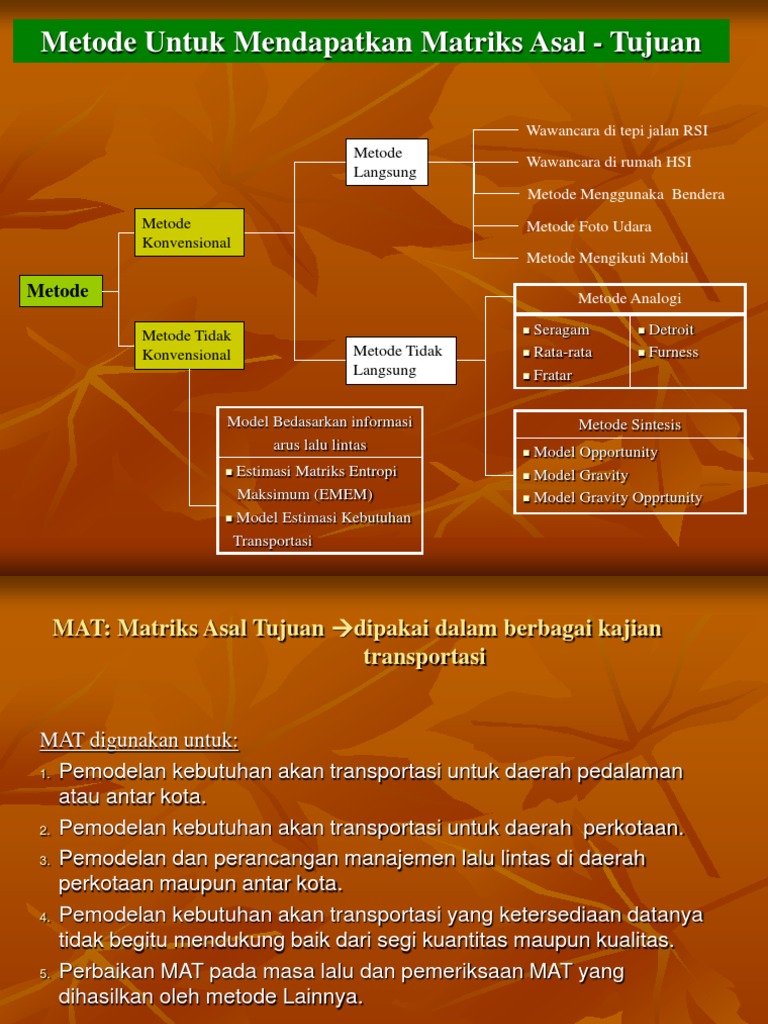 4 Matriks Asal Tujuan | PDF