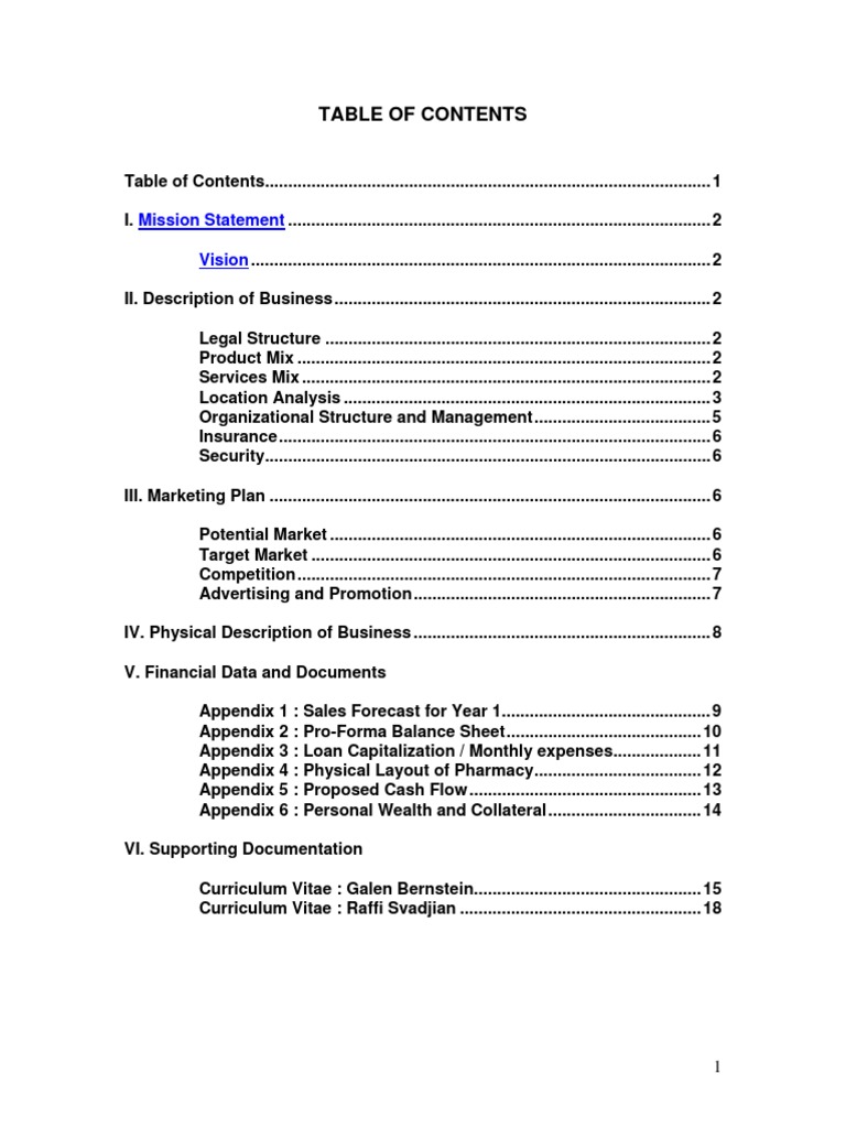 Sample Business Plan PDF | PDF | Pharmaceutical Drug | Pharmacy