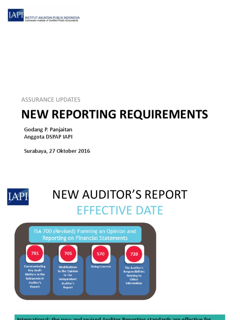 Slides Assurance Updates | PDF | Auditor's Report | Financial Audit