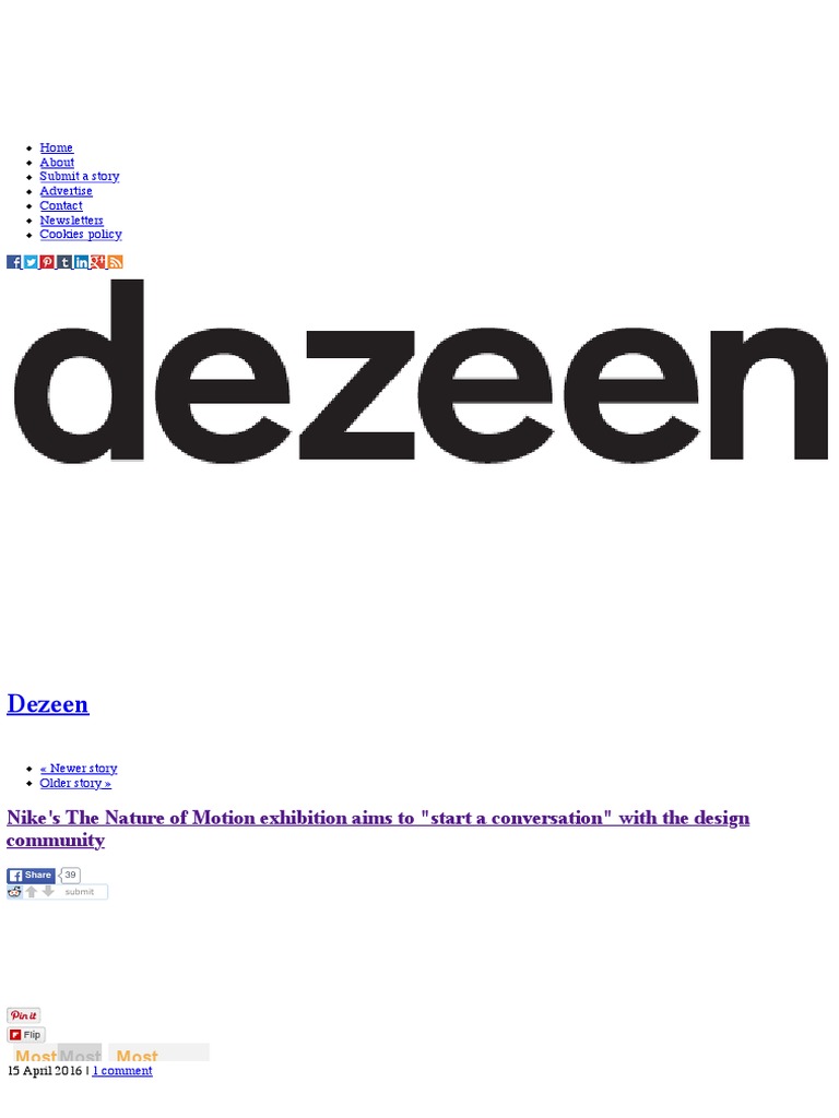 Video: Nike's John Hoke On The Nature of Motion Exhibition in Milan ...