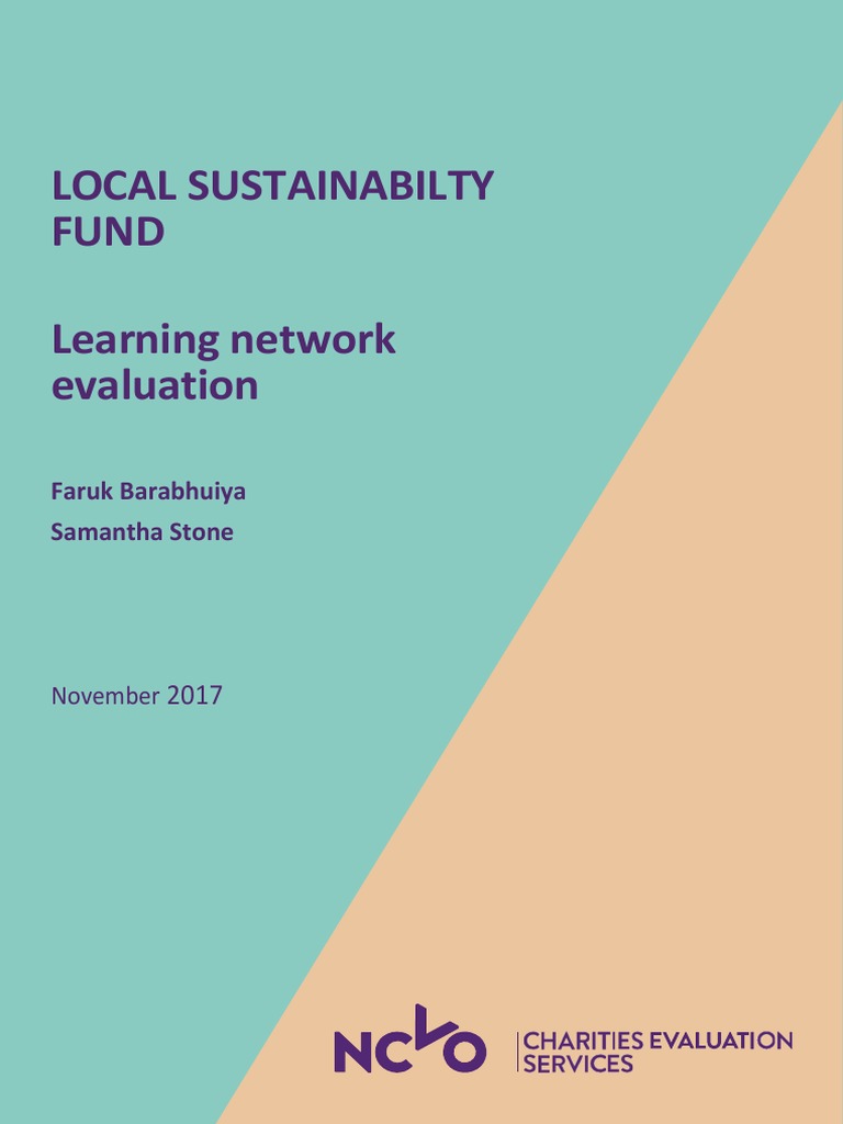 LSF Project: NCVO CES Evaluation of Learning Strand | PDF | Survey ...
