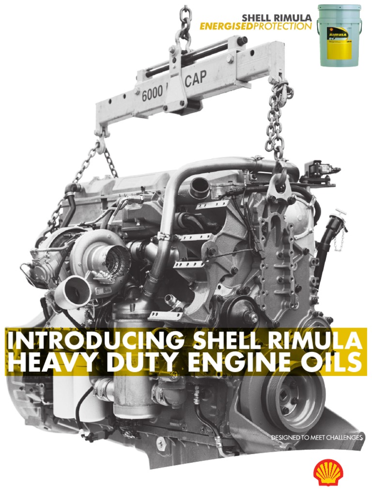 Shell Rimula Engine Oils PDF | PDF | Motor Oil | Wear